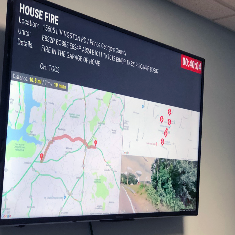 Digital Signage - Fire Department & EMS Agency Dashboards