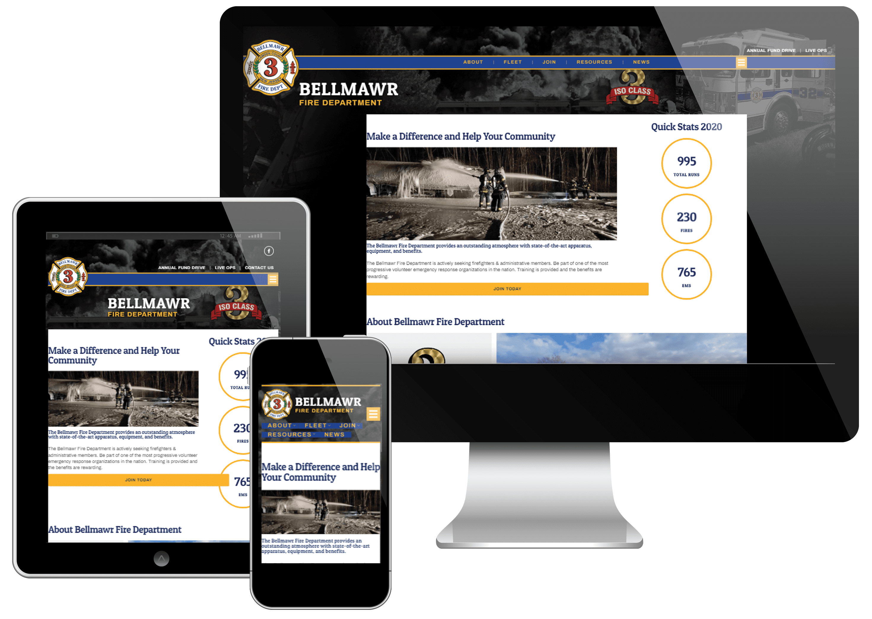 Featured Website Launch: Bellmawr Fire Department (New Jersey) - First ...