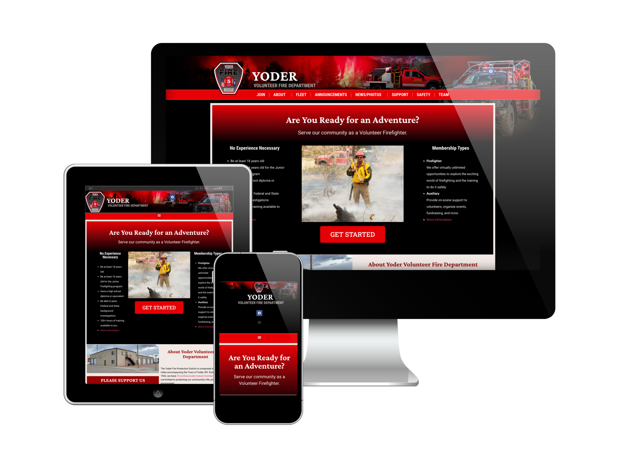 Recent Public Safety Website Launches - First Arriving